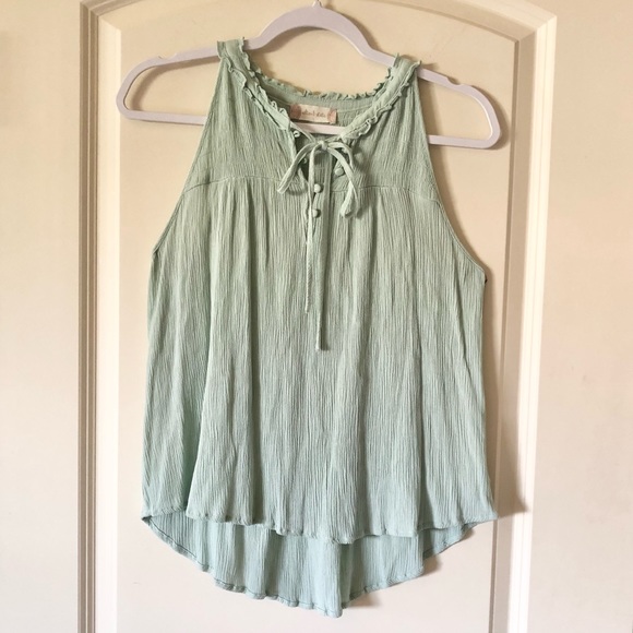 Altar'd State | Tops | Alterd State Mint Green Halter Style Tank | Poshmark